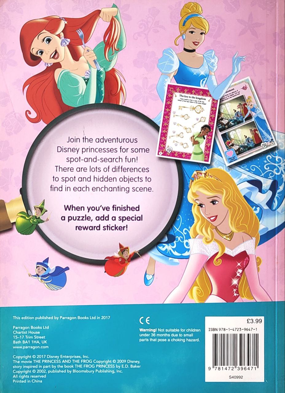 Disney Princess Spot the Difference – dBookHaus